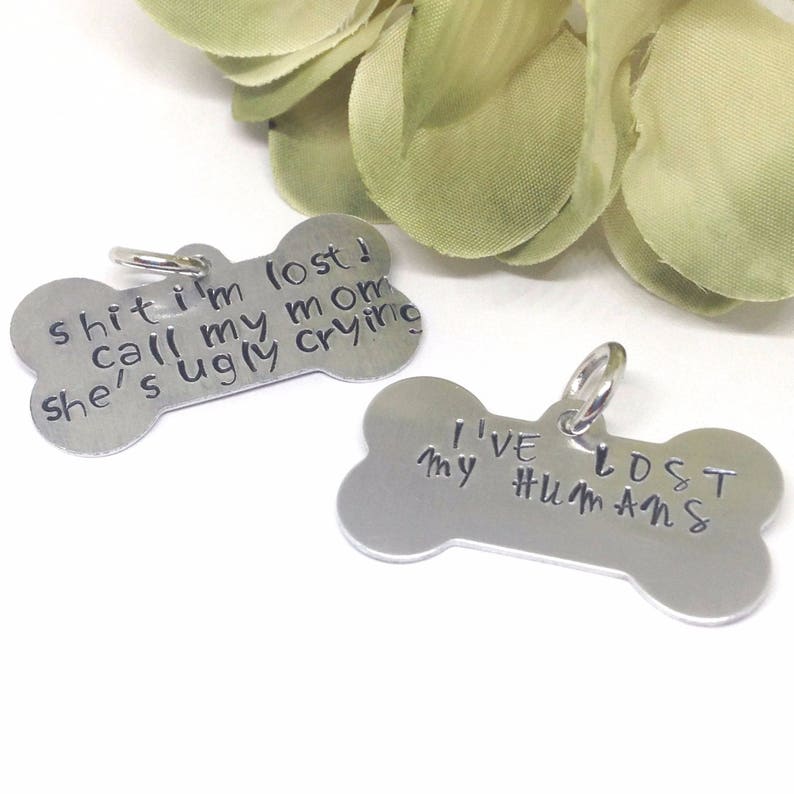 Pet Tags Funny Pet Tags Personalized Pet Tags Custom Pet | Etsy