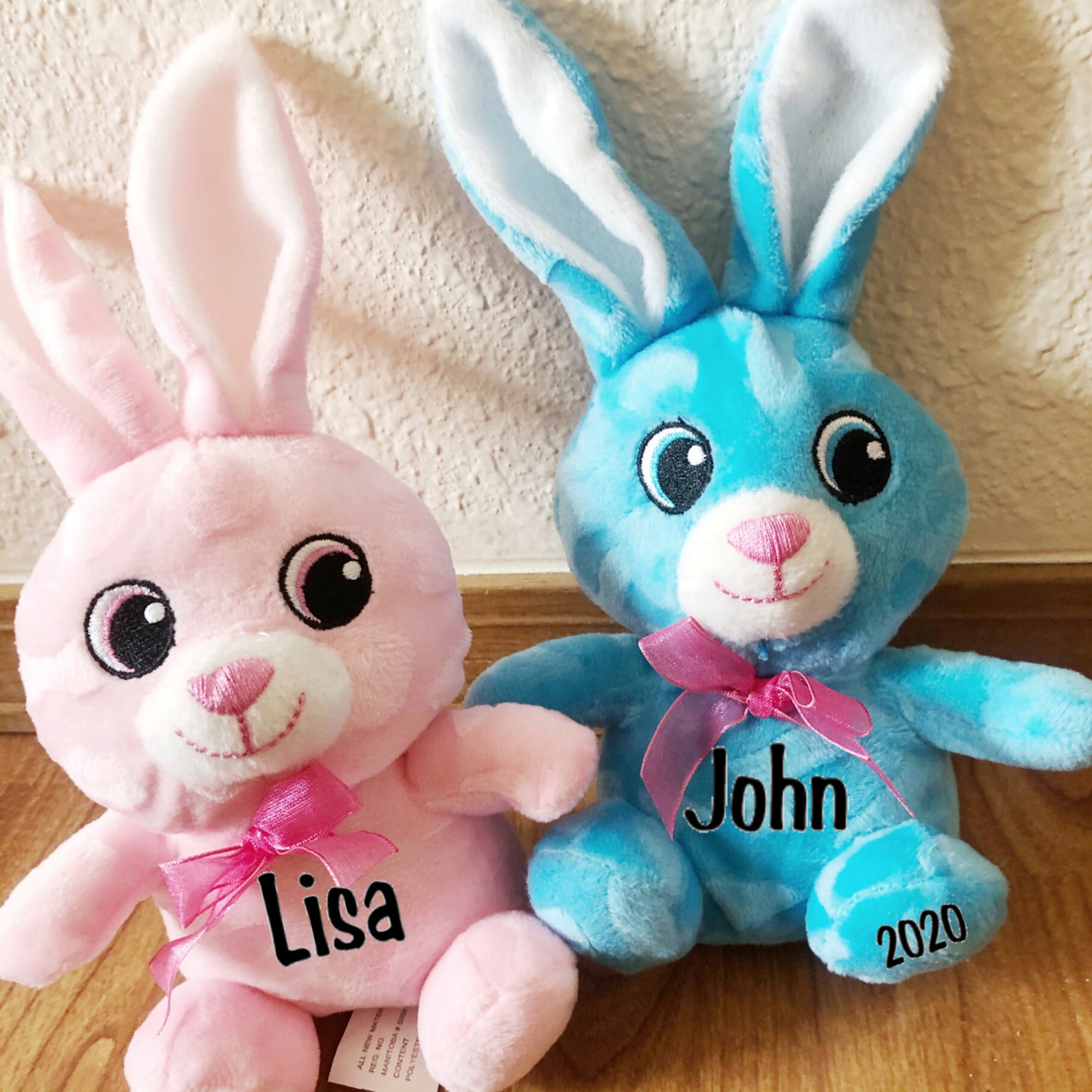 Personalized Easter Bunny Personalized Stuffed Animal | Etsy