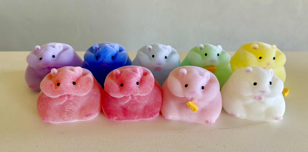 XL Hamster Squishy: Silicone Stress Relief Fidget Toy - Etsy