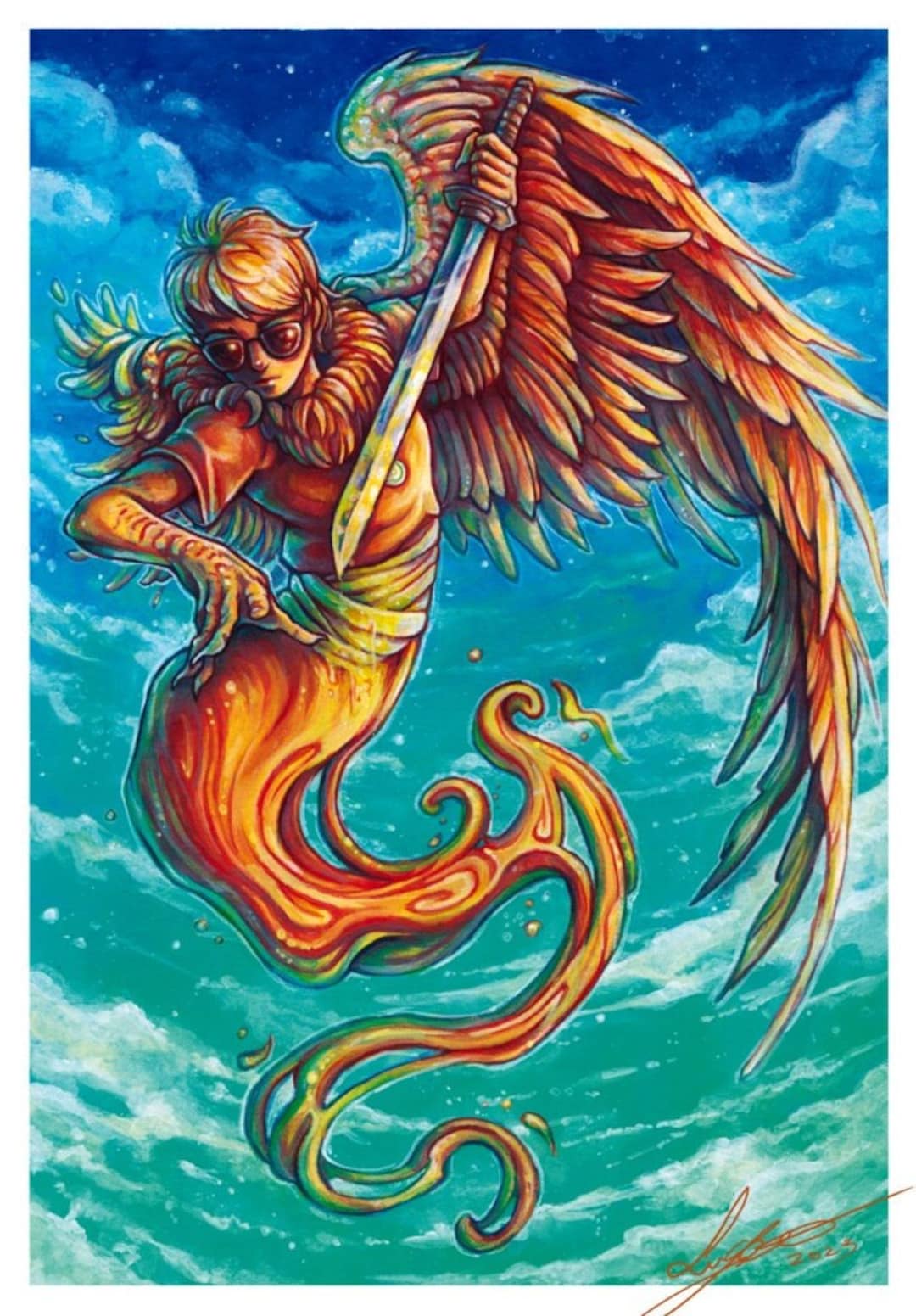 Davesprite - Homestuck Inspired A4 Art Print - Etsy