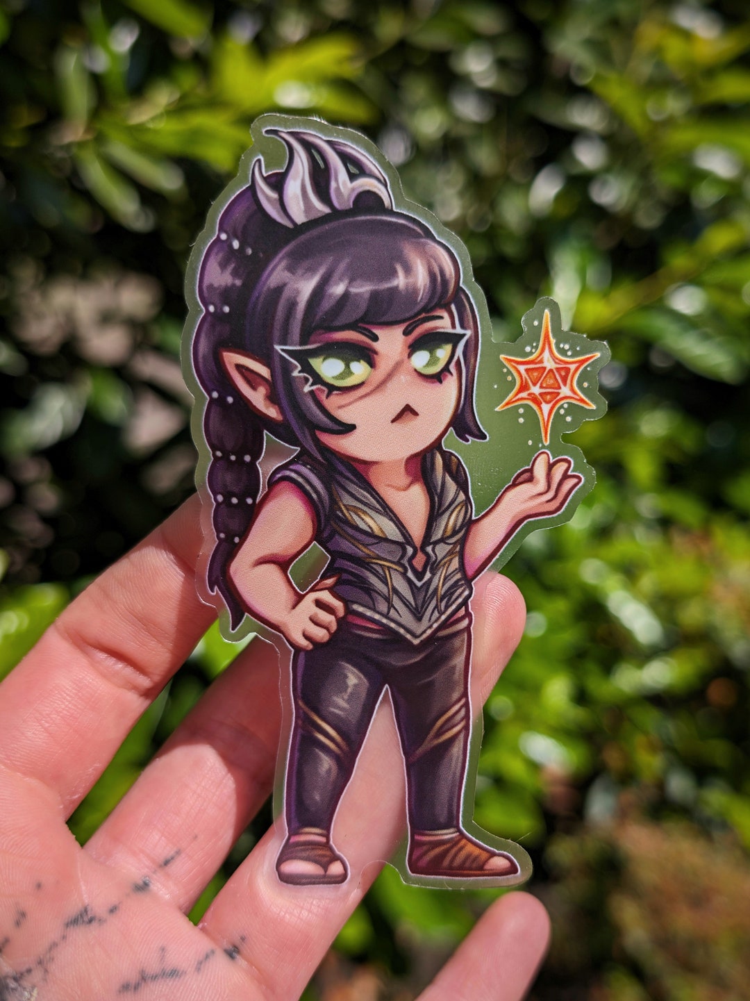 Shadowheart Clear Vinyl Sticker Baldur's Gate 3 Inspired - Etsy