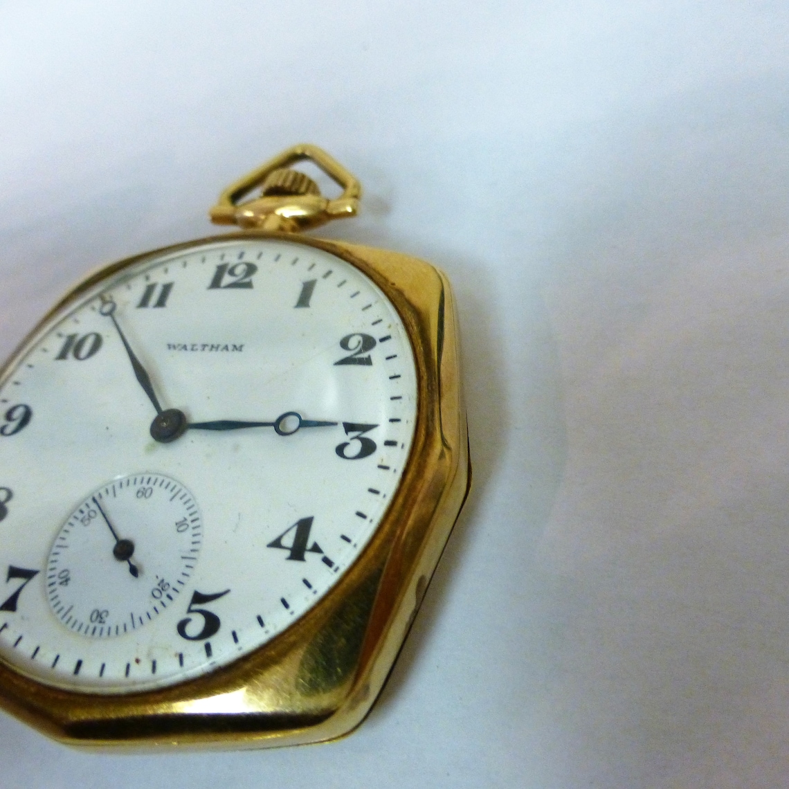 Vintage Waltham Octagon Shaped Pocket Watch - Etsy