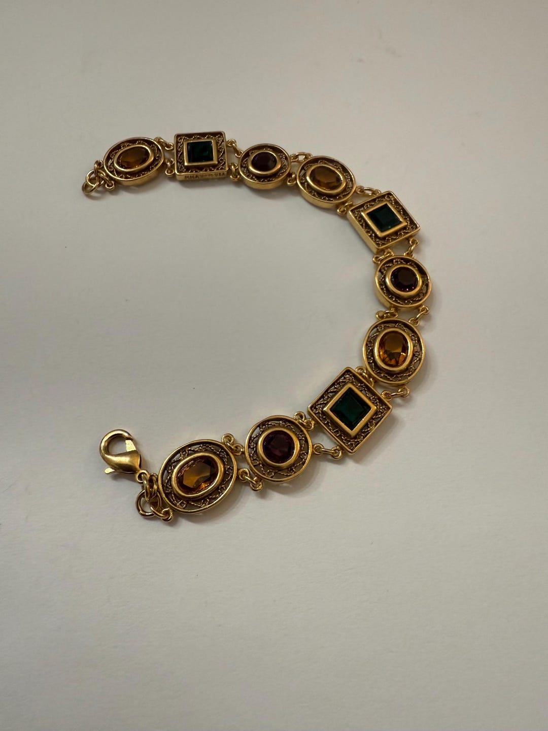 MMA Vintage 10 Stone Bracelet - Etsy