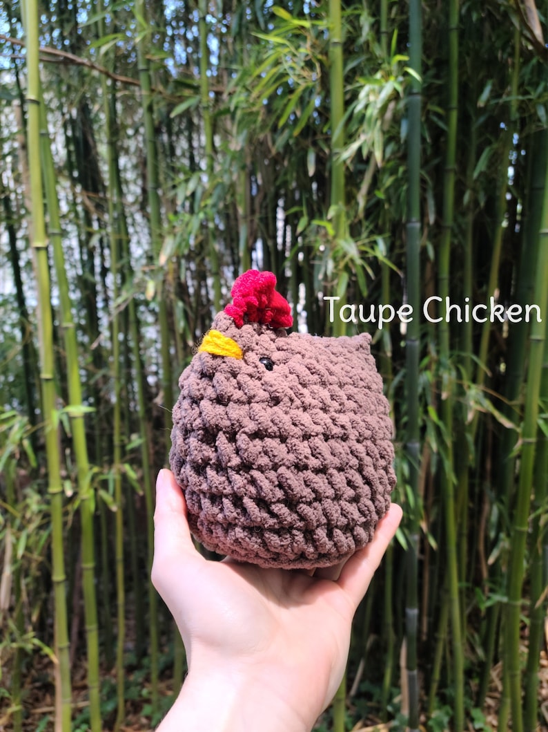 Crochet Mabel Chicken, Hen Plush, Farmhouse Chicken, Handmade Stuffed ...