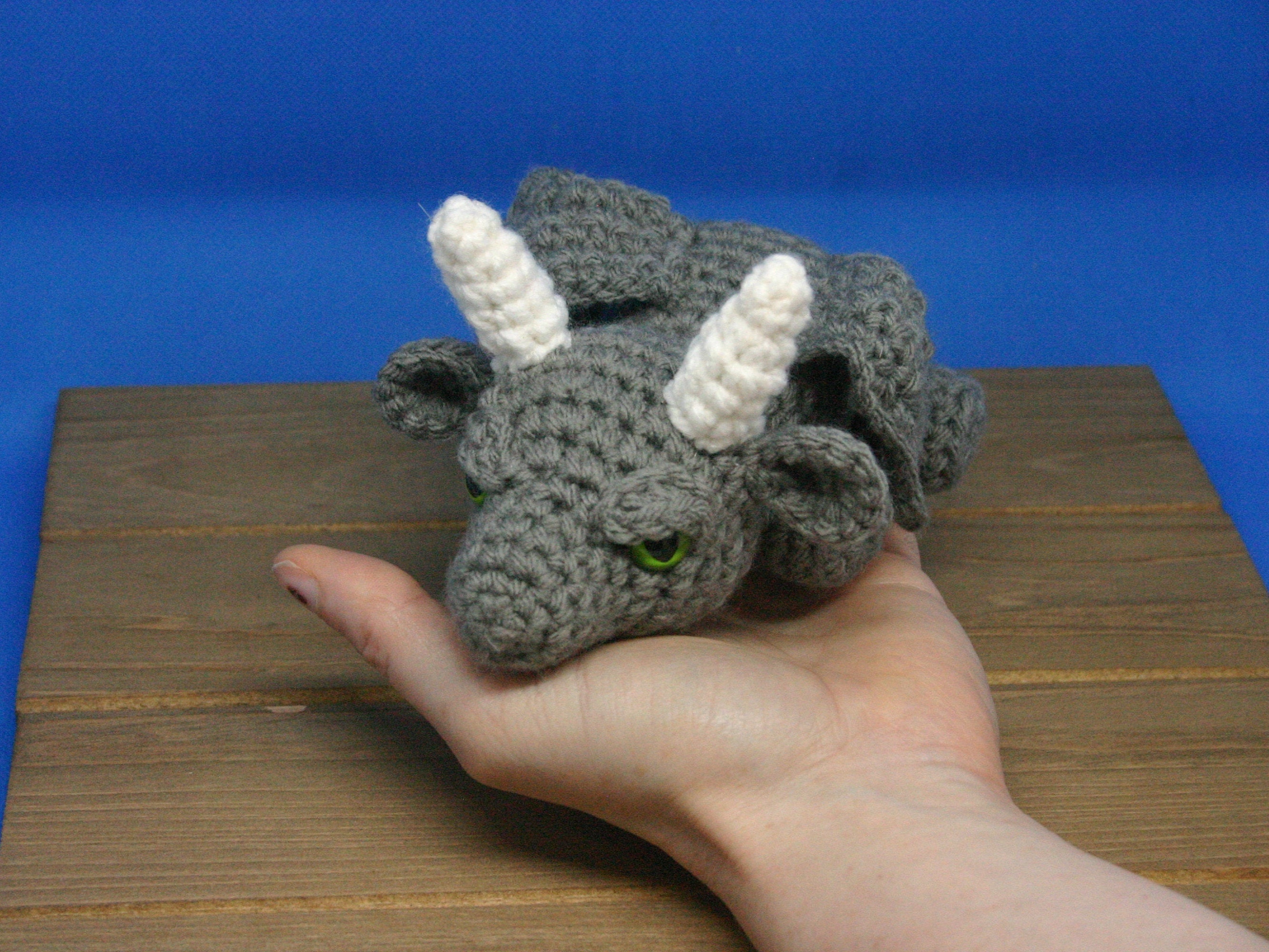 Crochet Dragon Plush, Grumpy Dragon, Baby Dragon, Cute Dragon Plush, Small Dragon Plush, Crochet ...
