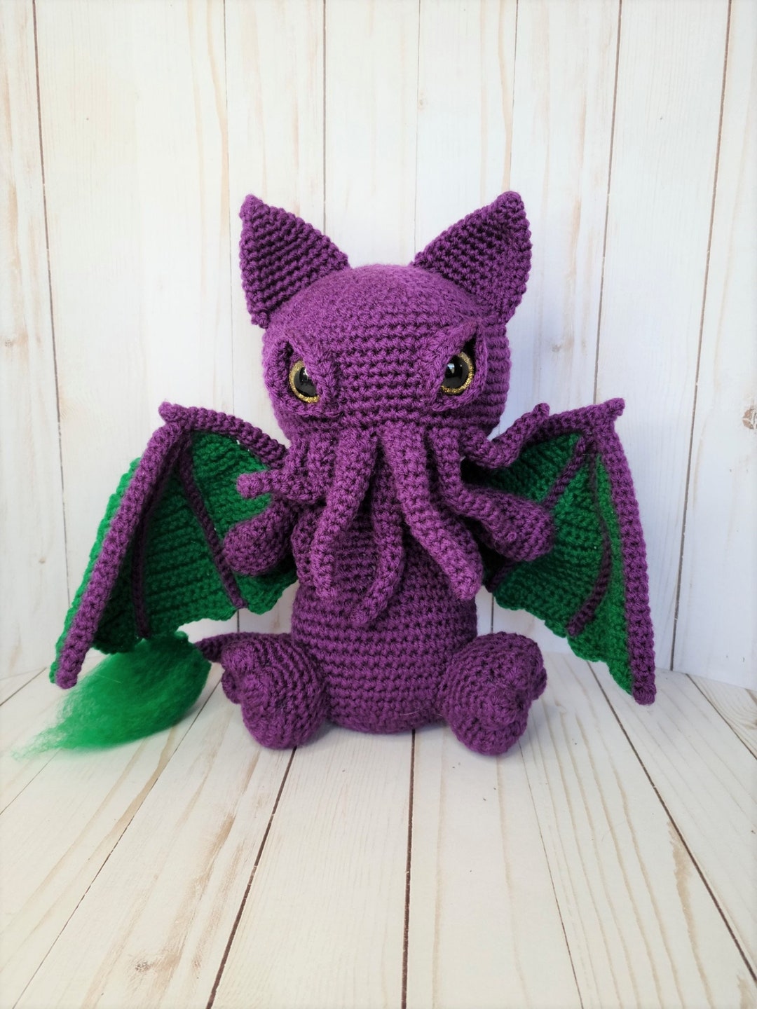 Crochet Cathulhu Plush, Old One, Coc, Horror Lover Gift - Etsy
