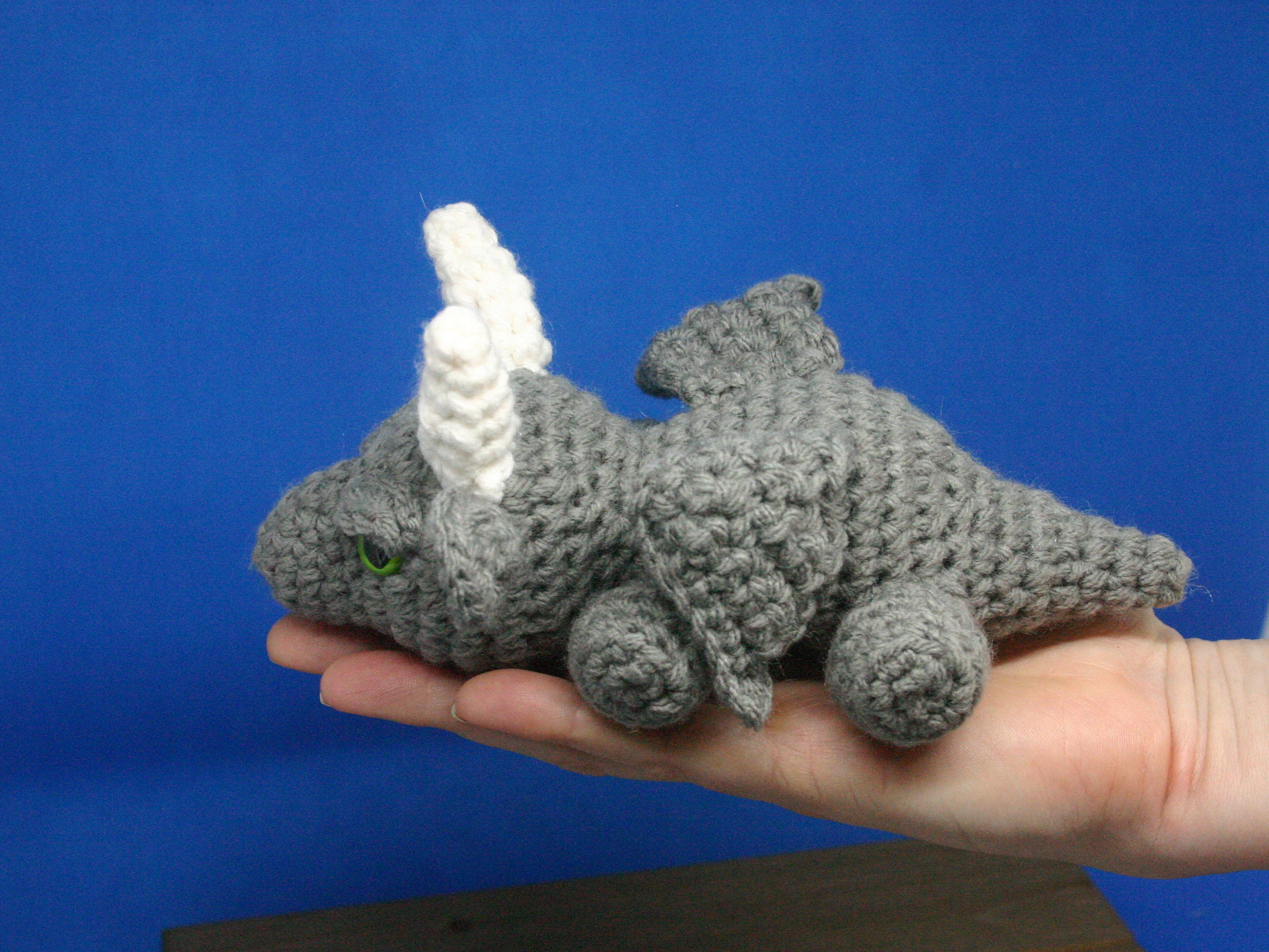 Crochet Dragon Plush Grumpy Dragon Baby Dragon Cute Dragon | Etsy