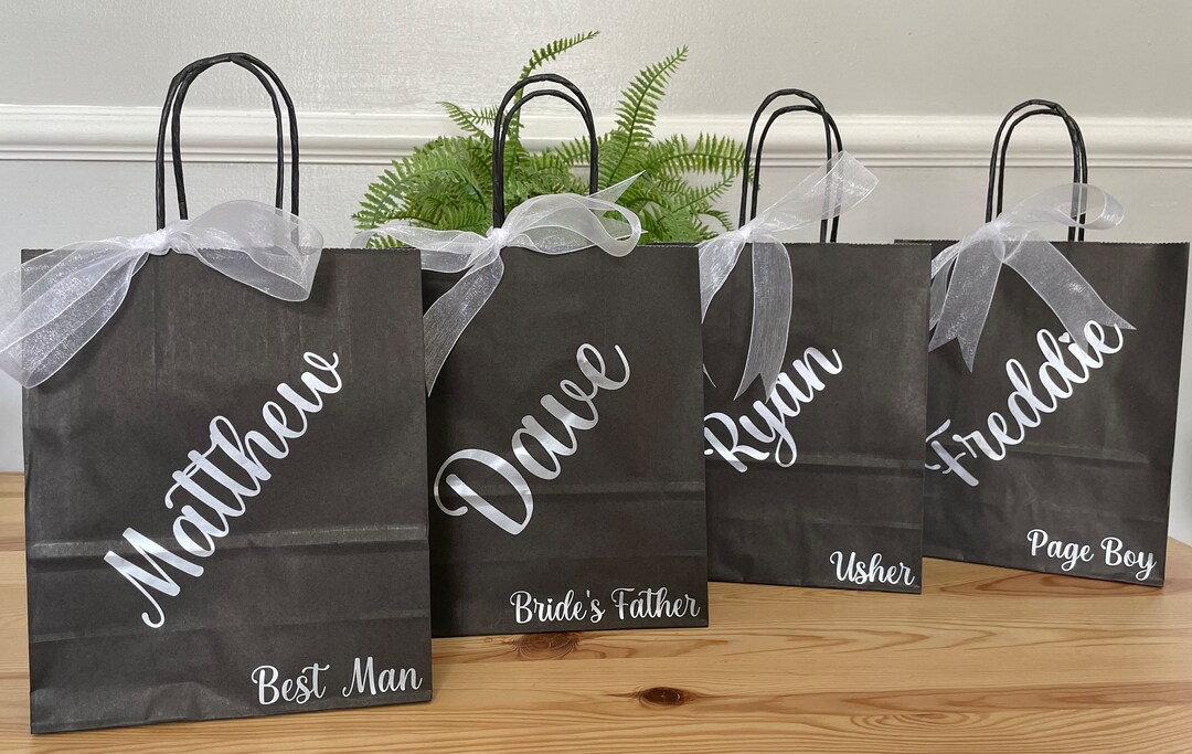 Personalised Wedding Party Gift Bags - Birthday Hen Do Stag Wedding ...