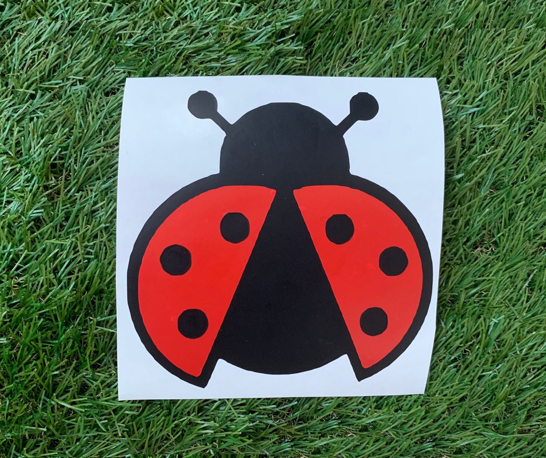 Ladybird Vinyl Sticker Label Decal - Lady Bird - Ladybug - Bug - Home ...