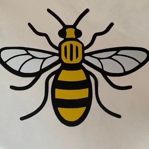 Bee Wasp Vinyl Sticker Label Decal - Bumble Bees - Home Garden Decor ...