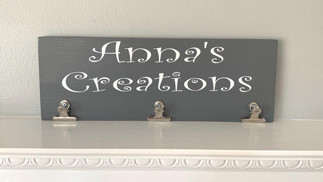 Personalised Children's Name Plaque Sign for Art Work/ School / Craft ...