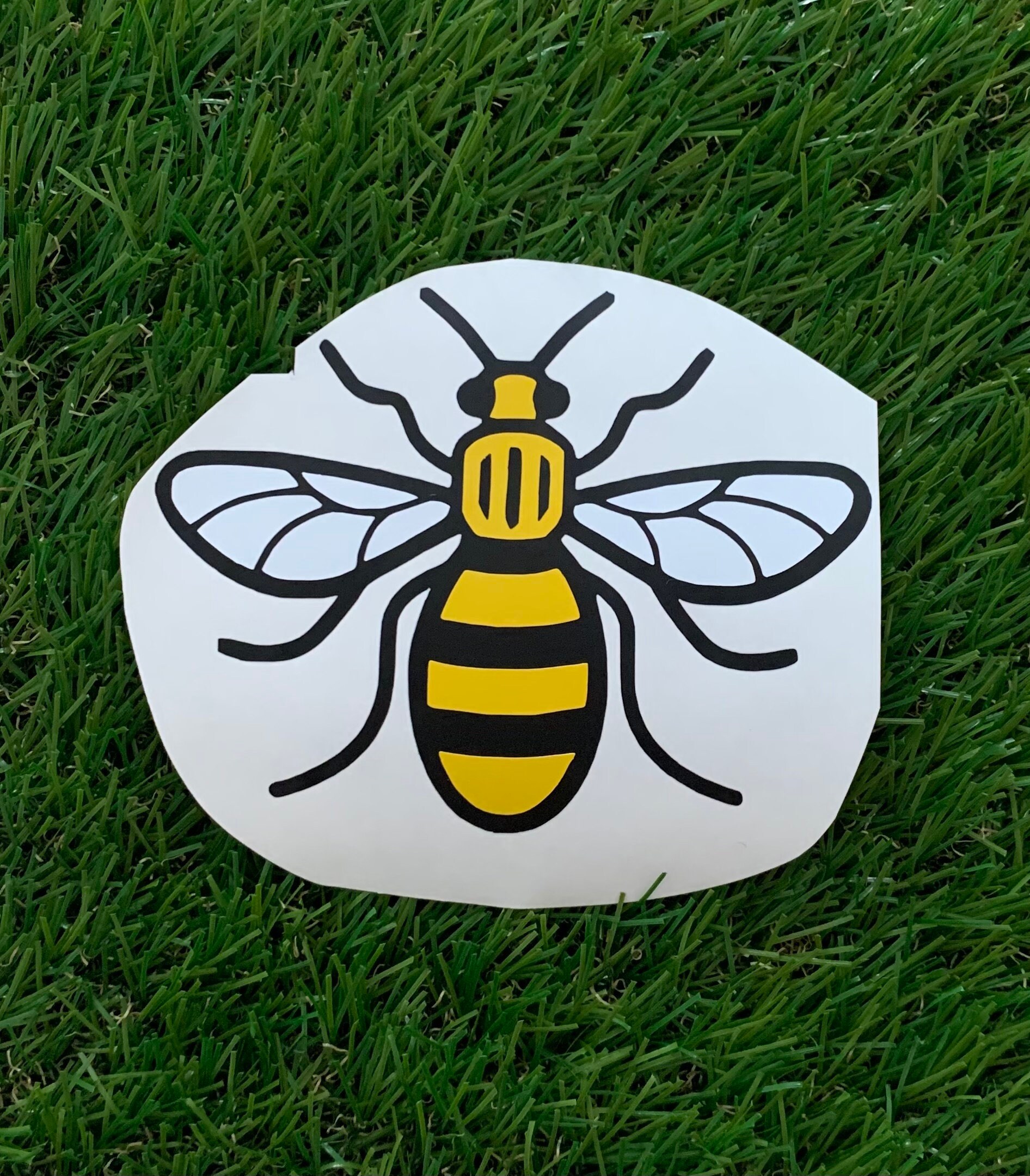 Bee Wasp Vinyl Sticker Label Decal Bumble Bees Home Garden | Etsy