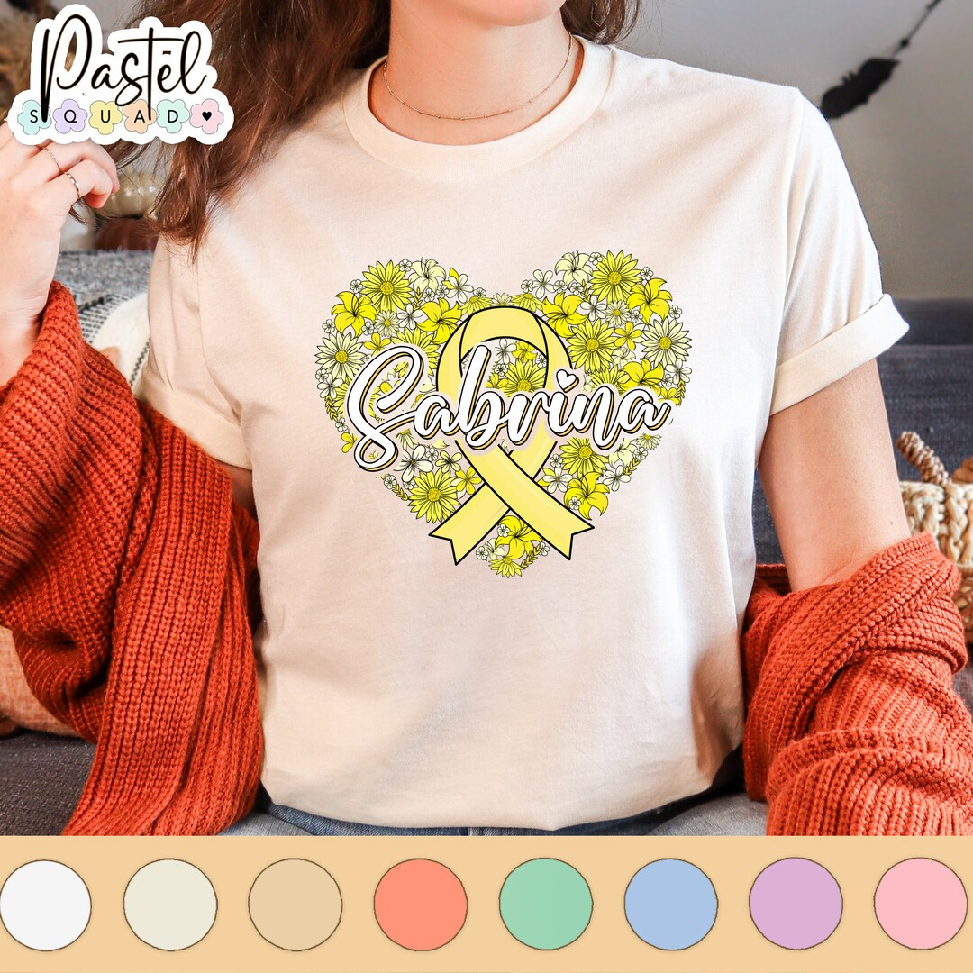 Custom Sarcoma Cancer Shirt With Name, Personalized Sarcoma Cancer ...
