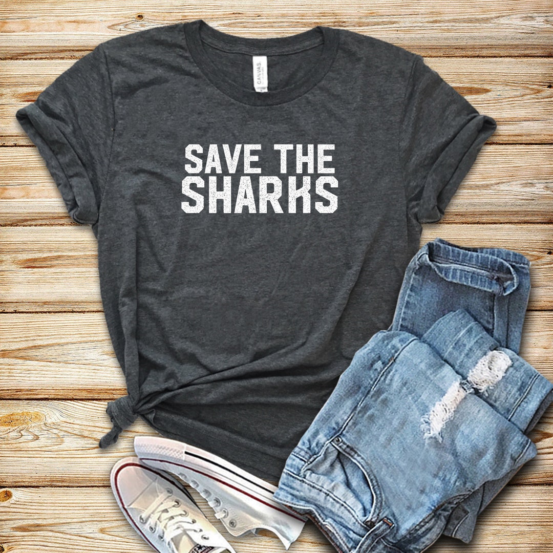 Extinction Animals Save the Sharks / Shirt / Tank Top / Hoodie / Save ...