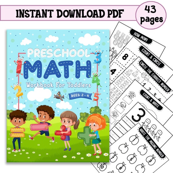 Preschool Math Book For Kids Digital Download Preschool Etsy preschool-math-book-for-kids-digital-download-preschool-etsy