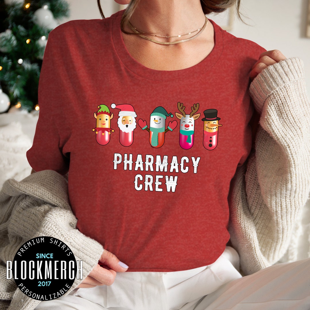 Pharmacist Christmas Shirt, Christmas Pharmacy Crew, Gift for ...