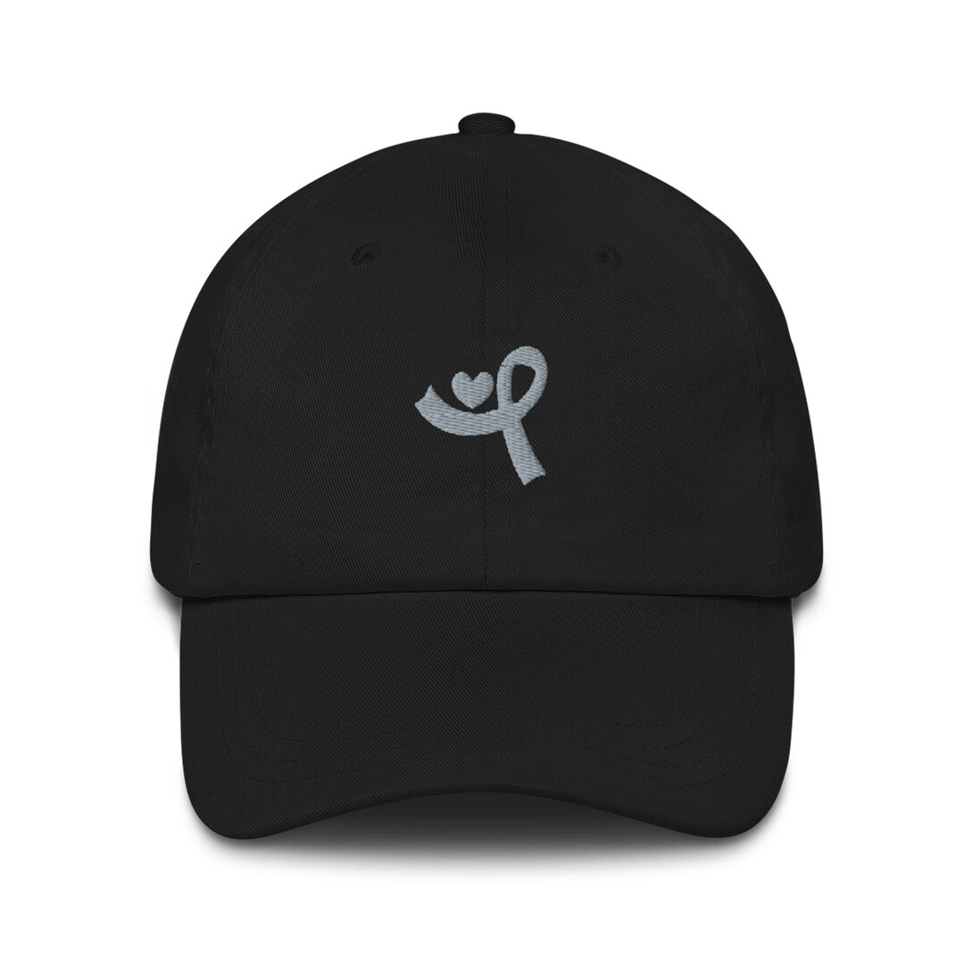 Brain Cancer Ribbon Dad / Dad Hat / Brain Cancer Warrior Gift / Brain ...