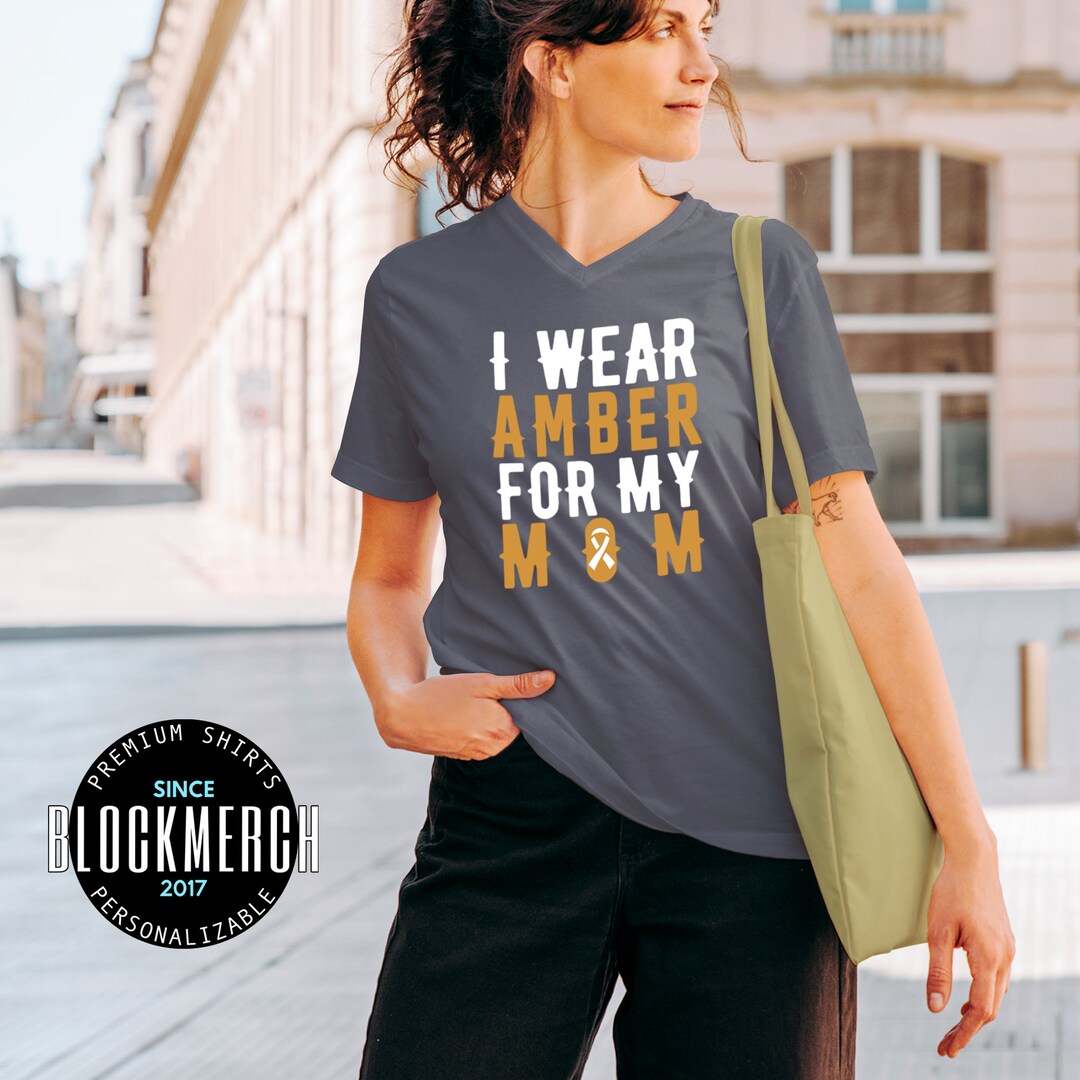 Appendix Cancer I Wear Amber for My Mom Appendix Awareness - Etsy