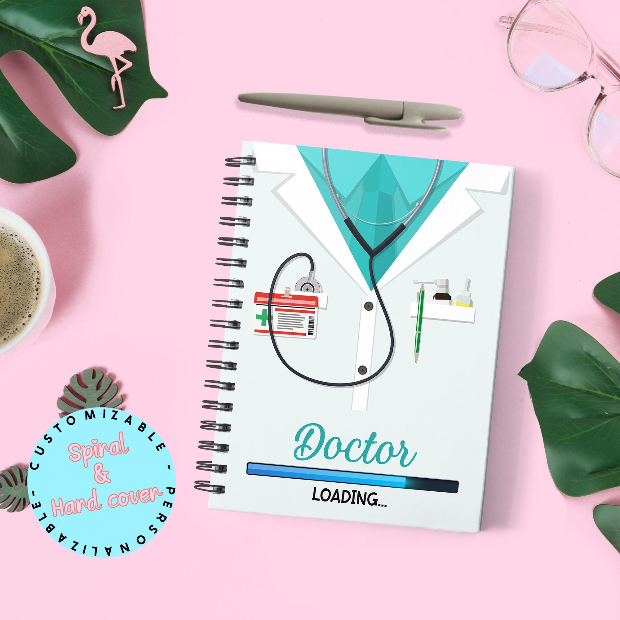 Doctor Loading Planner / Personalized Lined Notebook / Custom - Etsy UK