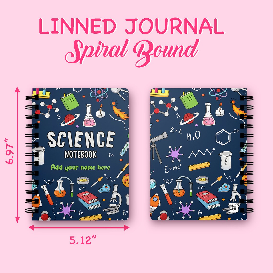Back to School Science Composition Science Notebook - Etsy