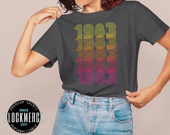 1983 Vintage Shirt, 40st Birthday Shirt, 1983 Birthday Shirt, 40th ...