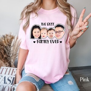 Family Picture Shirt, Custom Family Photo Shirts, Personalized Face ...