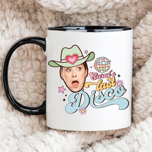 Disco Bachelorette Party Face Mug, Personalized Bride's Mug With Photo ...
