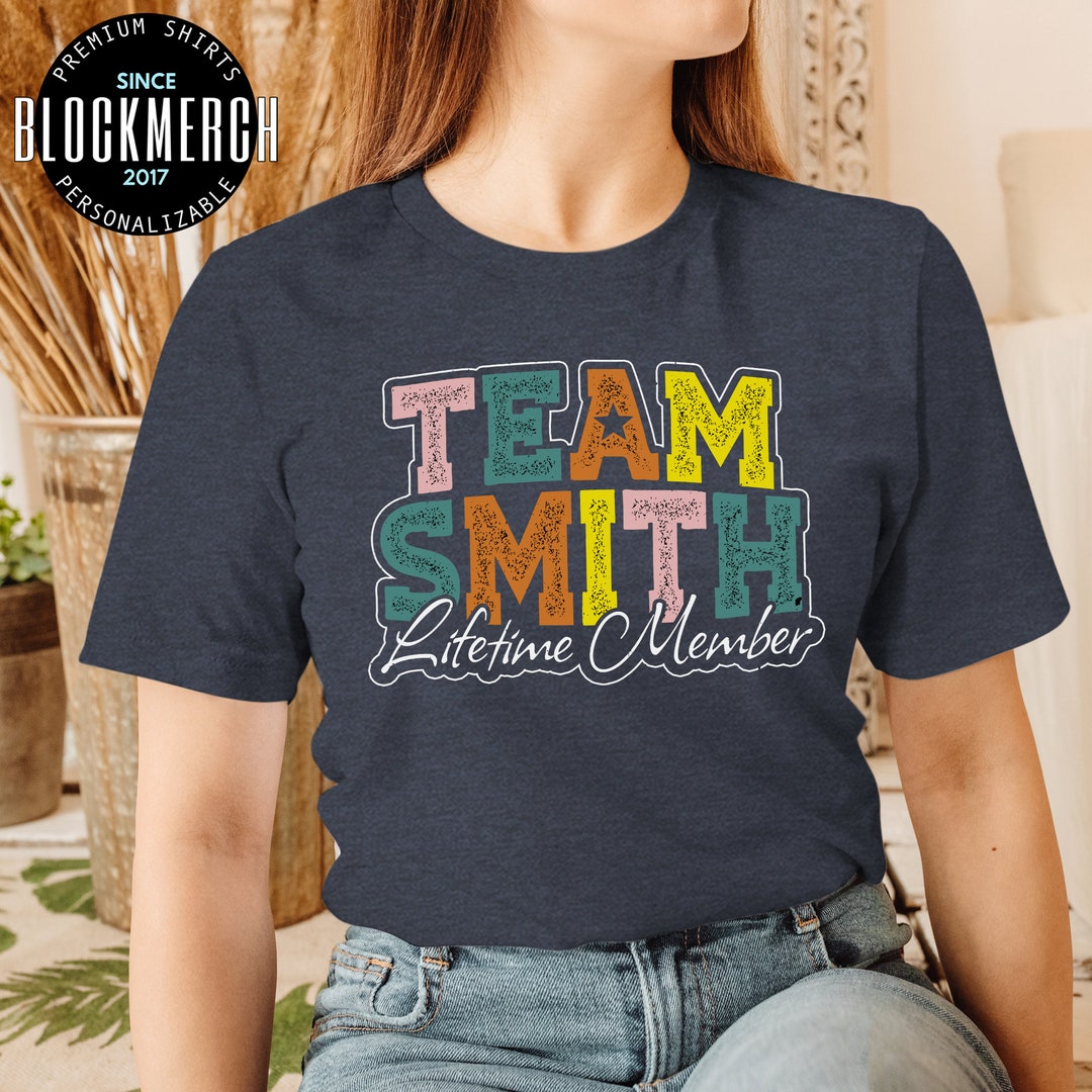 Customizable Family Name Team, Family Team Shirt, Reunion Gift, Family ...