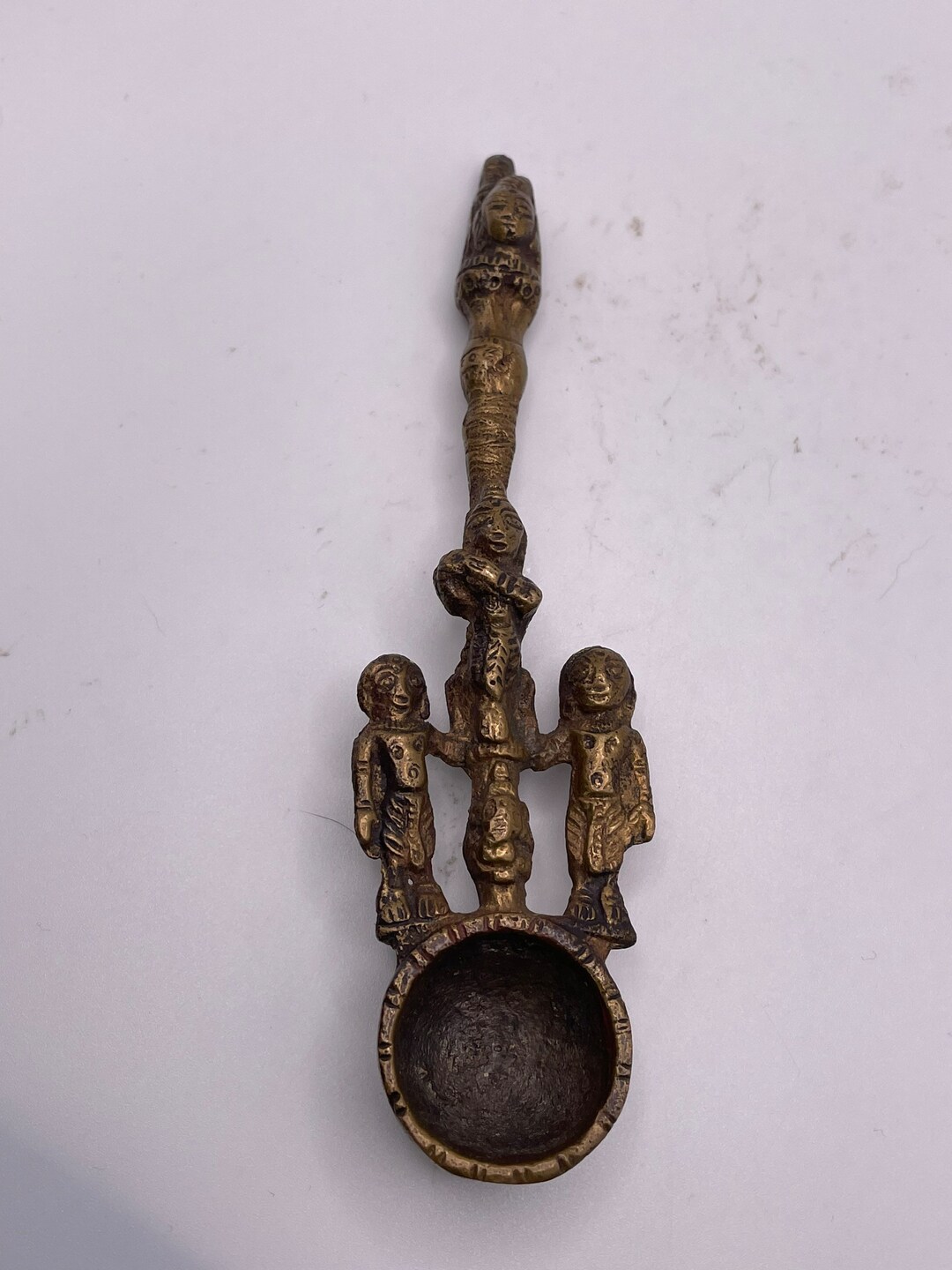 Vintage Brass Incense Spoon - Etsy