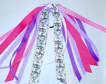 Music Hair Bow - Etsy