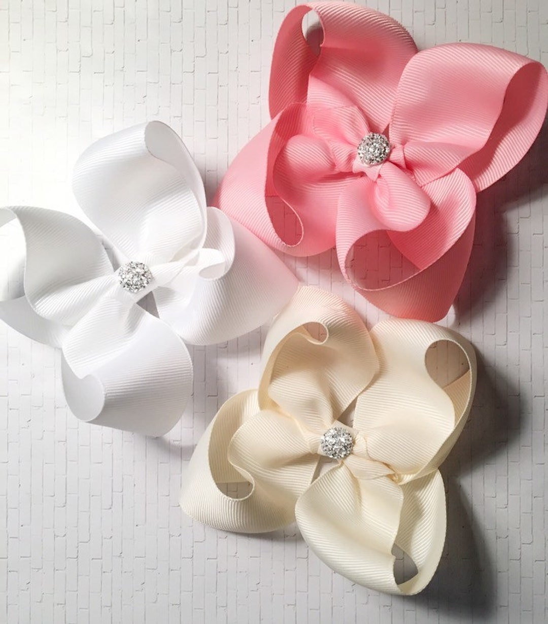 White Bow, Girl Bows, Big Bows, Bows for Girls, Baby Bows, Hair Bows ...