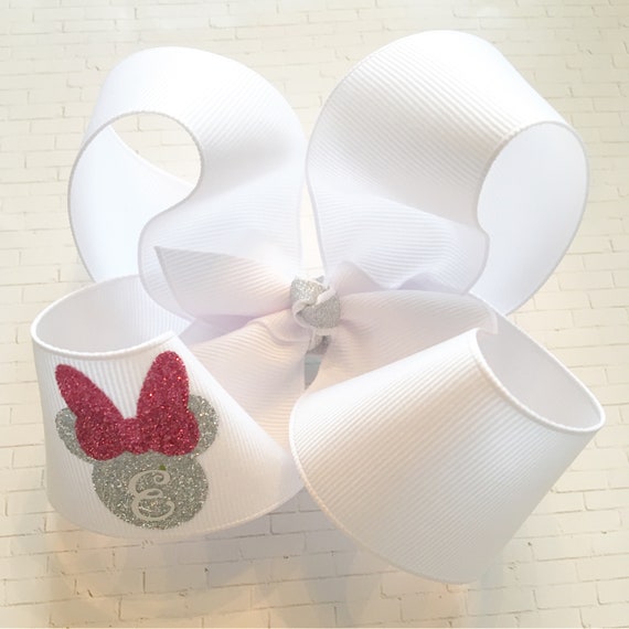 Minnie Mouse Bow Minnie Mouse Hair Bow Disney Bow Disney | Etsy