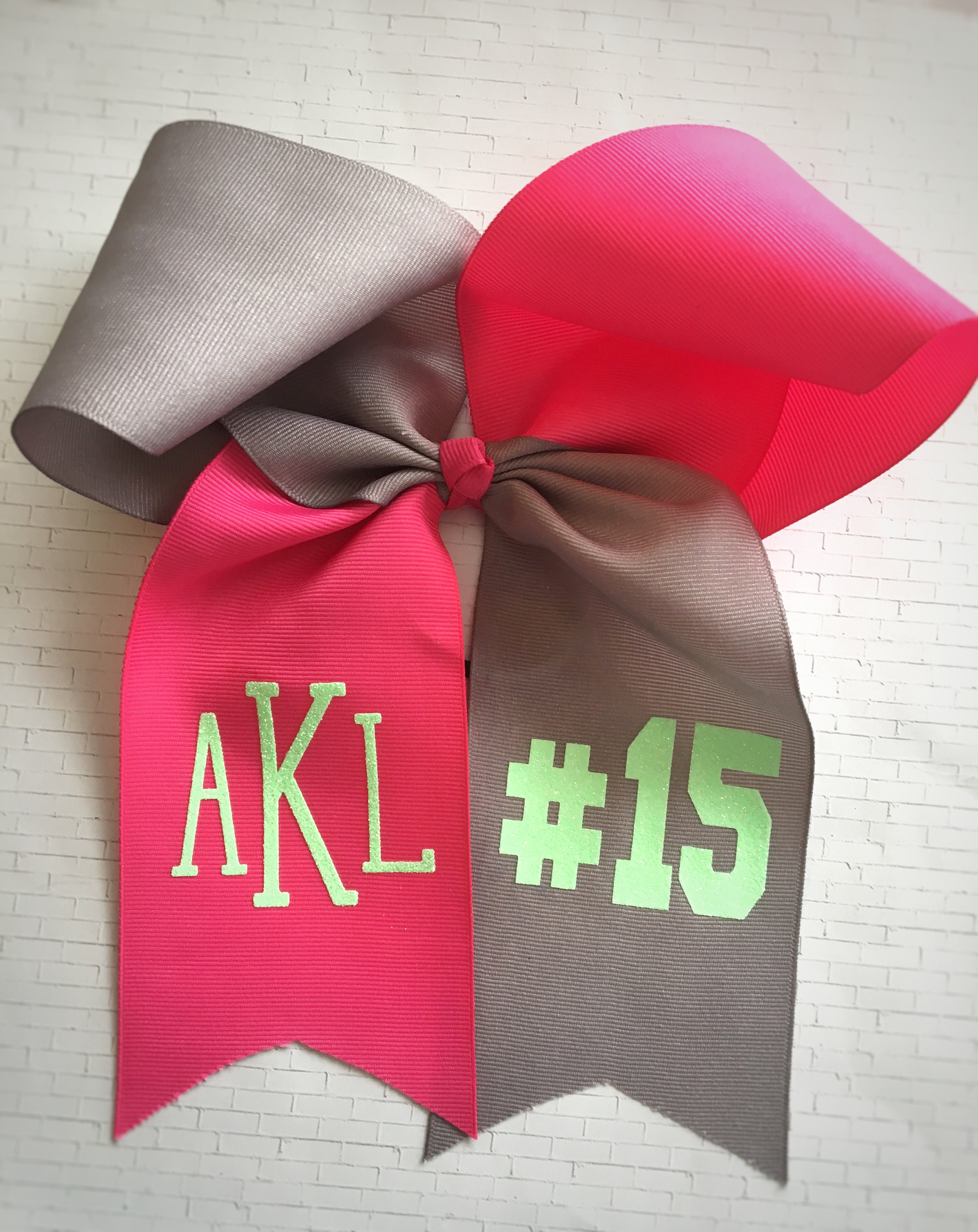 Cheer Bow School Bows Custom Cheer Bow Softball Ribbons - Etsy