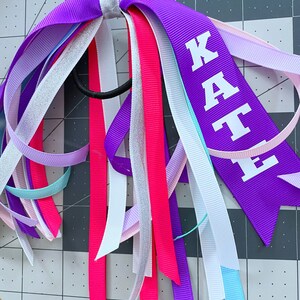 School Spirit Ribbons, Sport Ribbons, School Spirit Bow, Team Hair ...