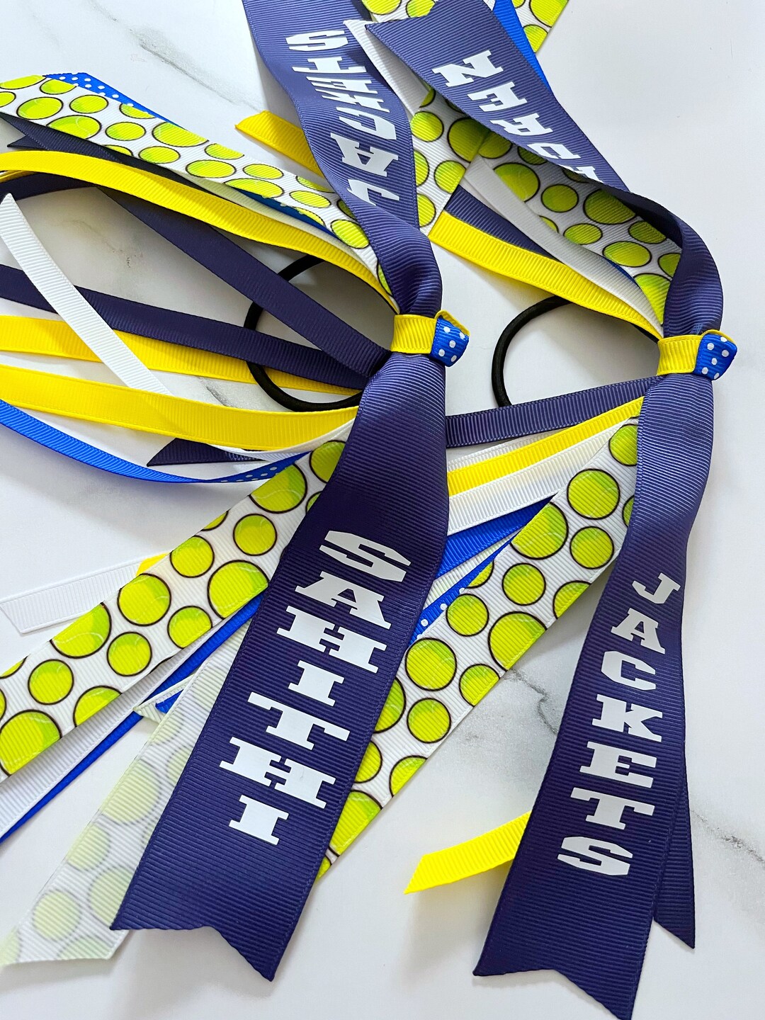 Tennis Ribbons, Tennis Bow, Sports Bows, Team Hair Bows, Tennis Hair ...