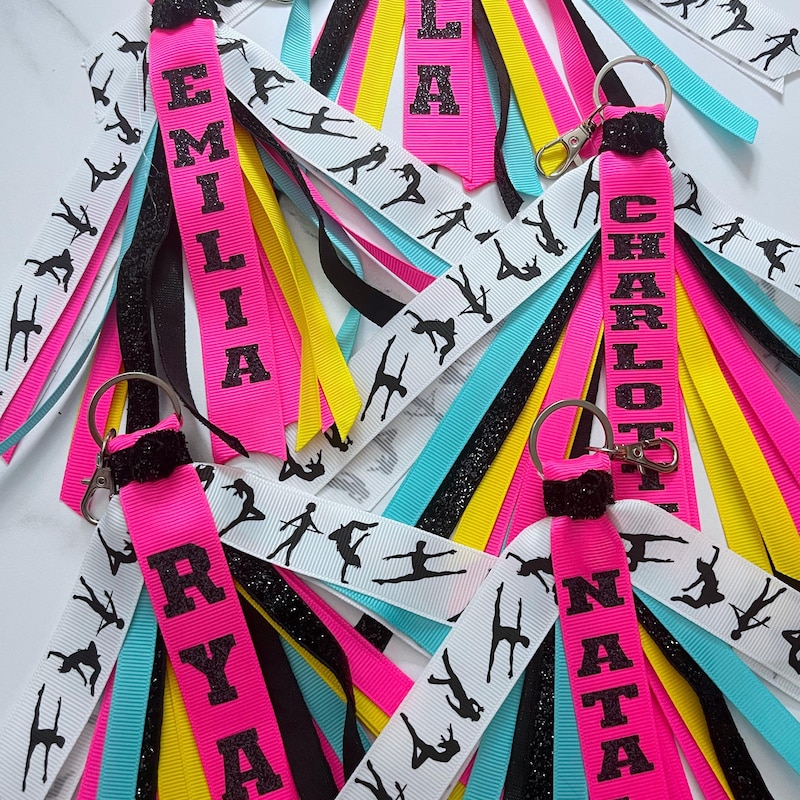 Dance Bag Ribbon Keychain - Etsy Canada