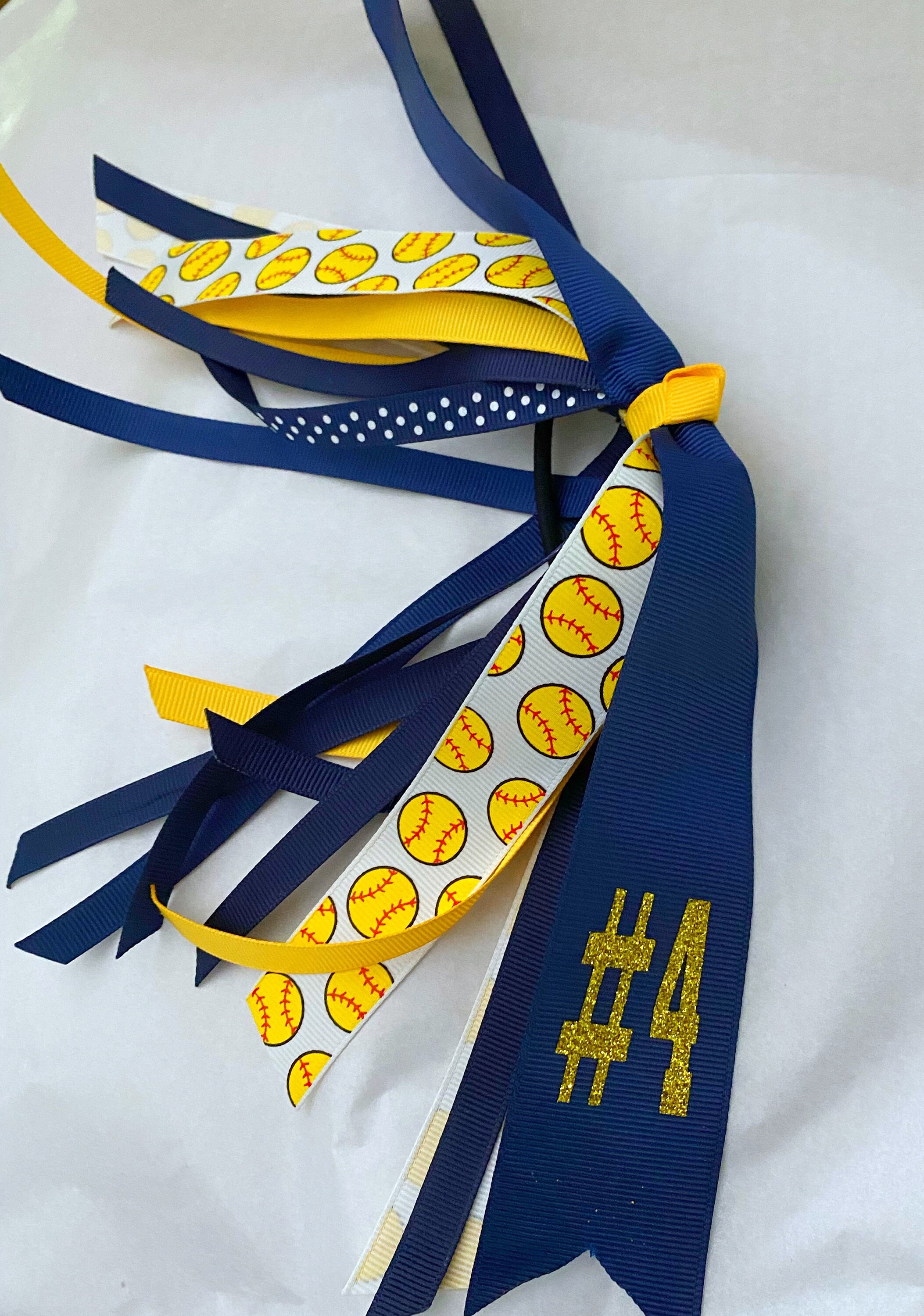 Glitter Sports Ribbons Spirit Ribbons Team Streamers Sports - Etsy