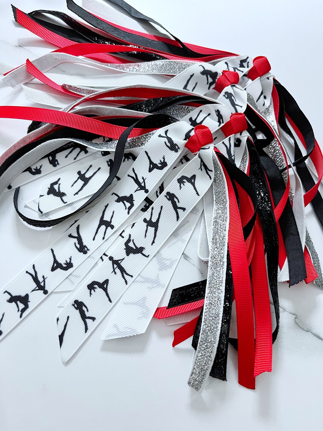 Dance Competition Bows, Dance Hair Bows, Dance Hair Ribbons, Dance Gift ...