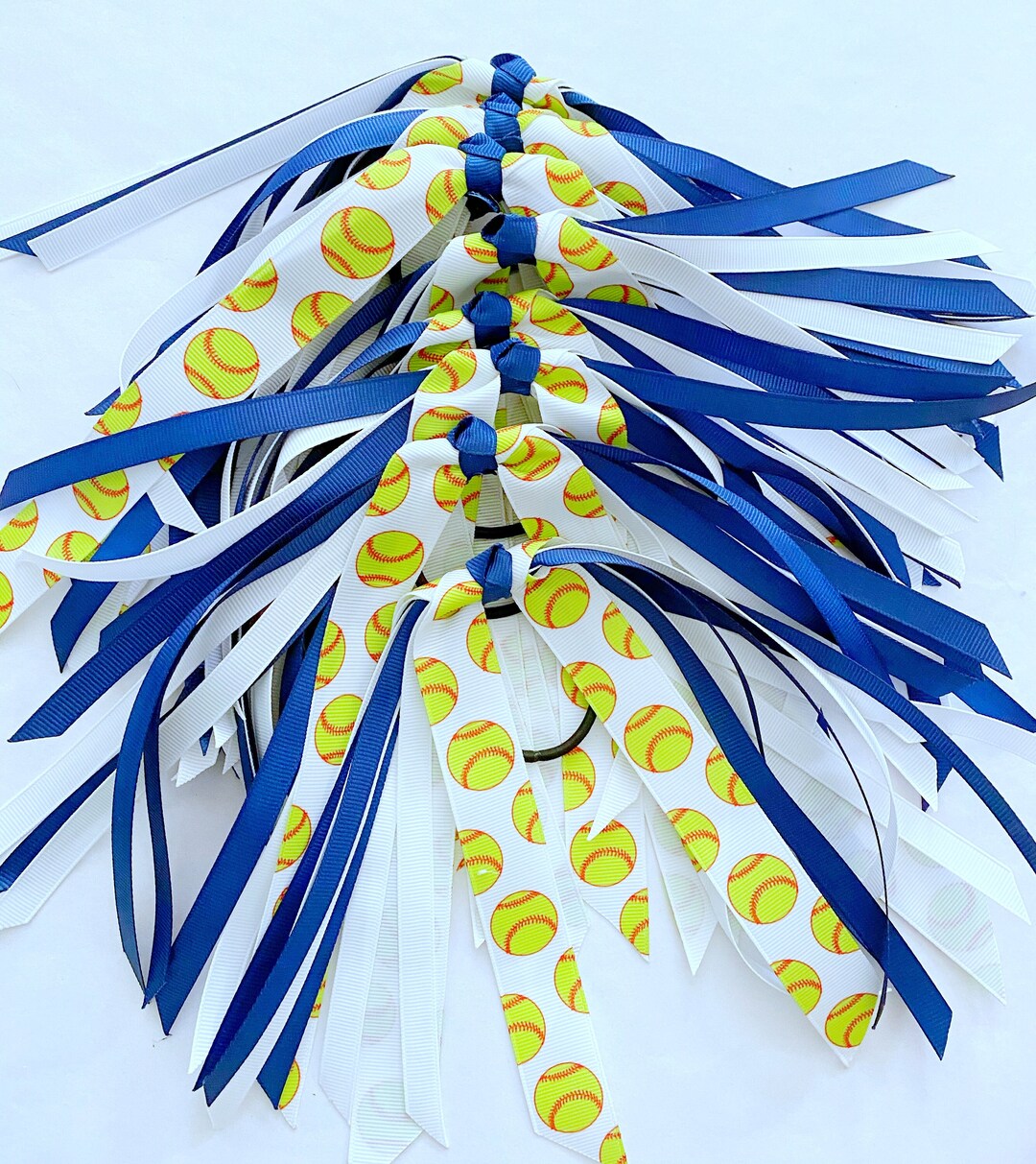 Team Streamers, Softball Bow, Sports Bows, Softball Team Hair Bows ...