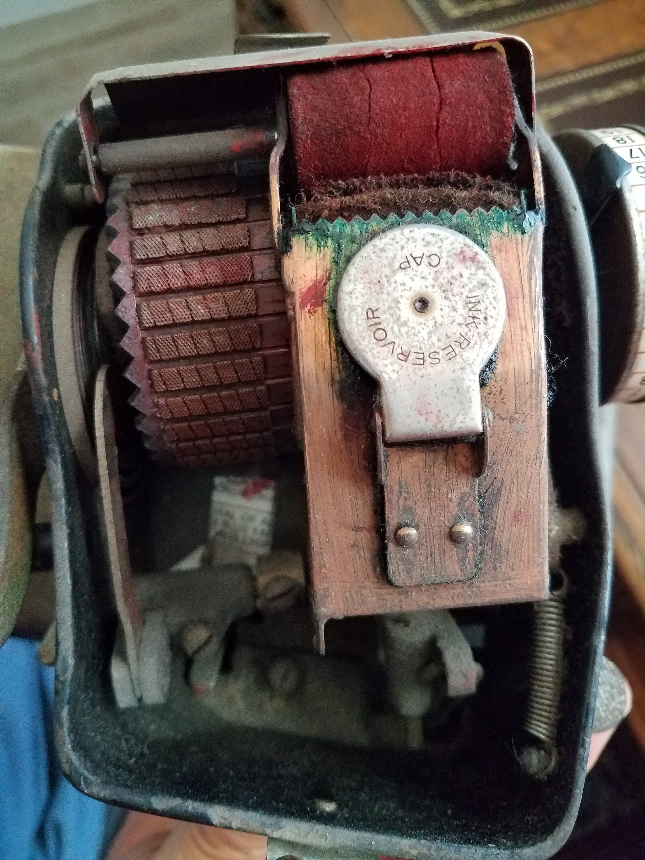 RARE Antique Safe guard Check Writer Model S 1917 Vintage Check Writer RARE Antique Safe guard Check Writer Model S 1917 Vintage Check Writer
