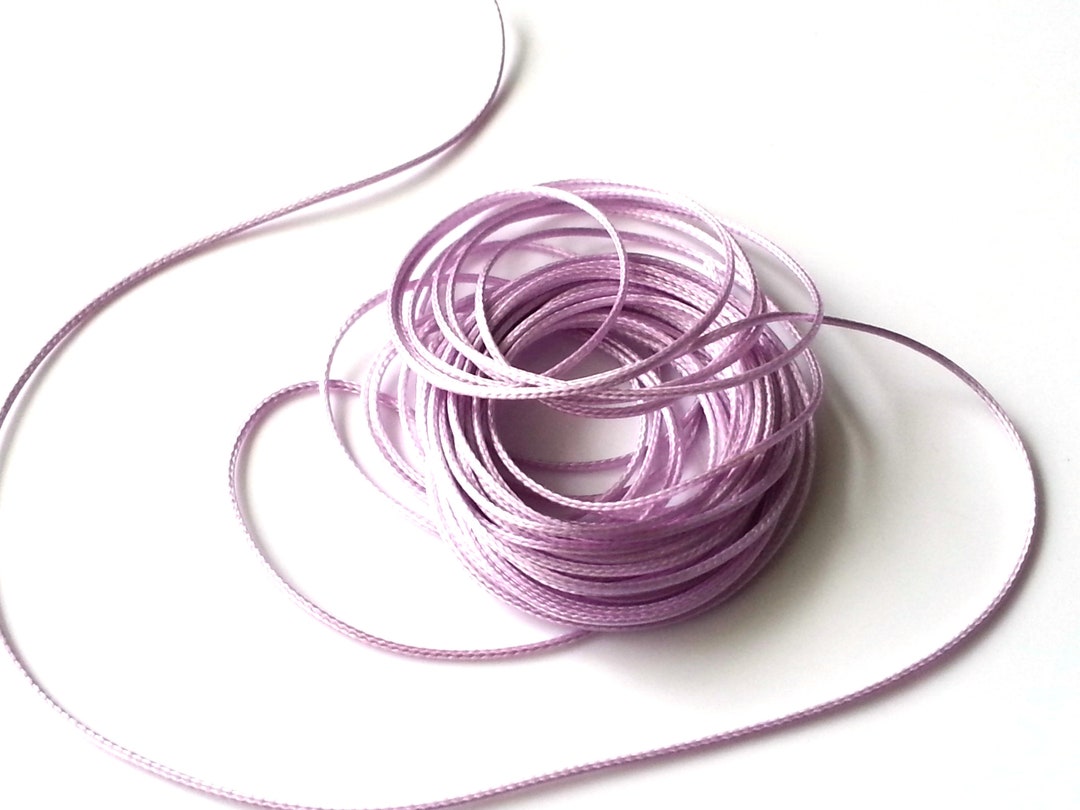 Lilac Cord 1mm - Shamballa Cord - Macrame Cord - Lilac Cord - Etsy