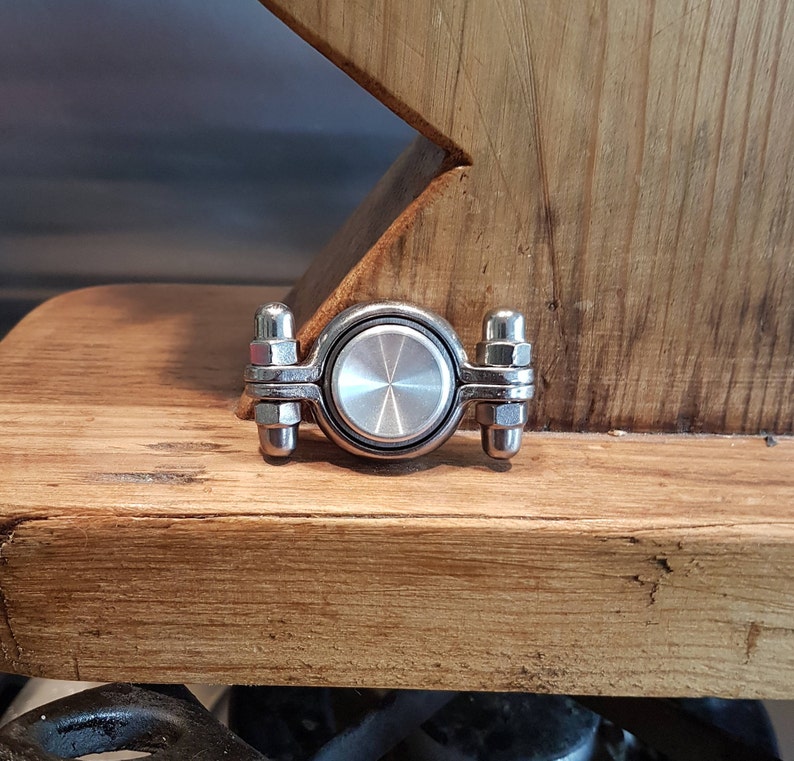 Hand Made Fidget Toy. the Original Brass and Chrome Hand - Etsy