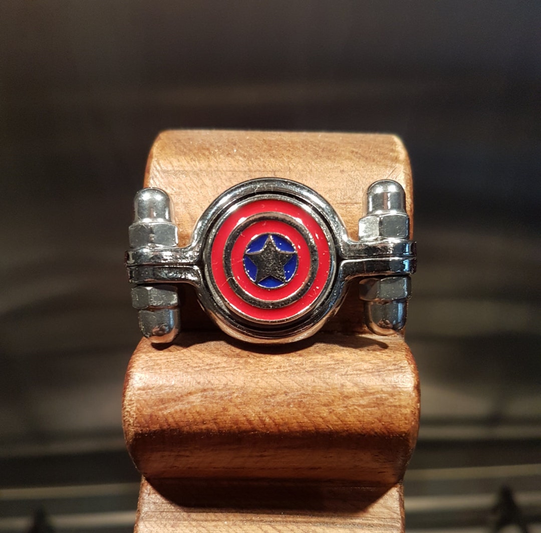 Hand Made Fidget Toy. the Captain Hand Spinner Hybrid Ceramic Bearing ...