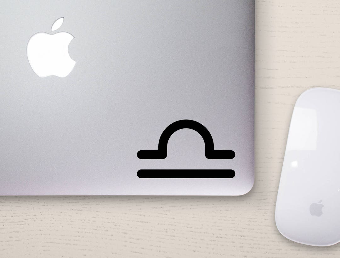 Decal Libra Zodiac Laptop Decallaptop Stickercar Stickercar - Etsy