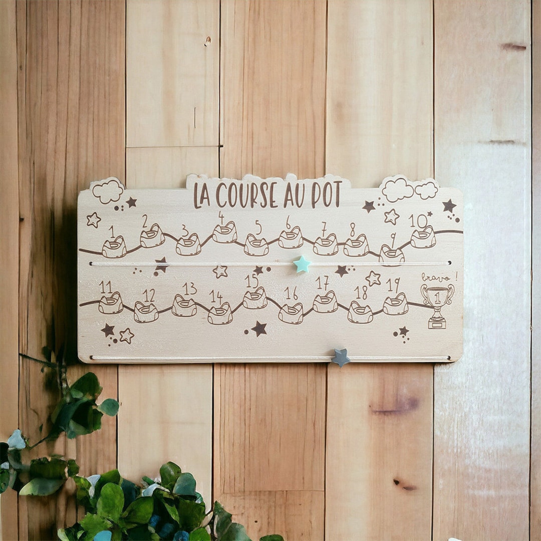 Engraved Board the Potty Race to Promote Toilet Training - Etsy UK