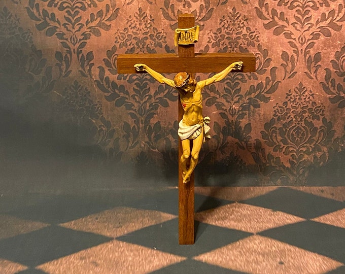 Vintage Haunted Crucifix - Gothic Italian Fontanini Crucifix - Cursed ...