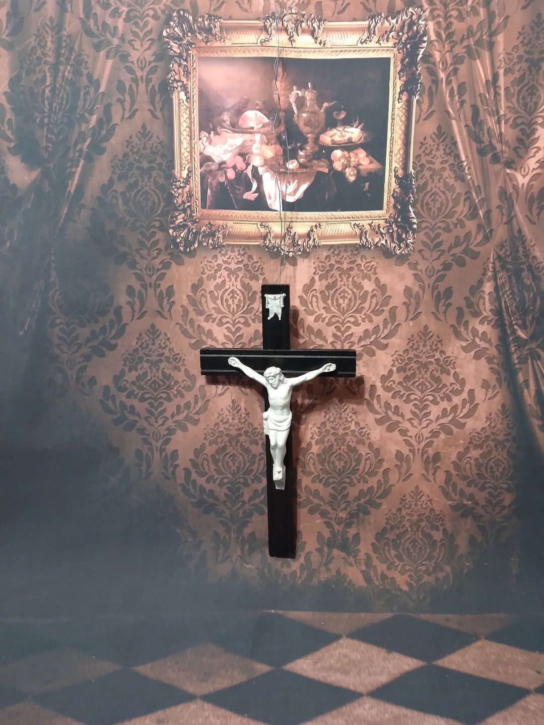 Gothic Crucifix - Dark Arts Cross - Haunted Religious Object - Spooky ...