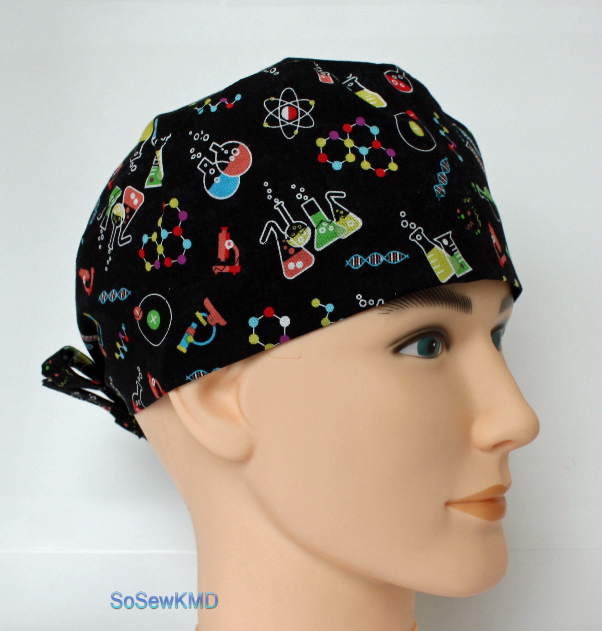 Surgical Scrub Cap for Men Men's Science Chemistry Scrub - Etsy
