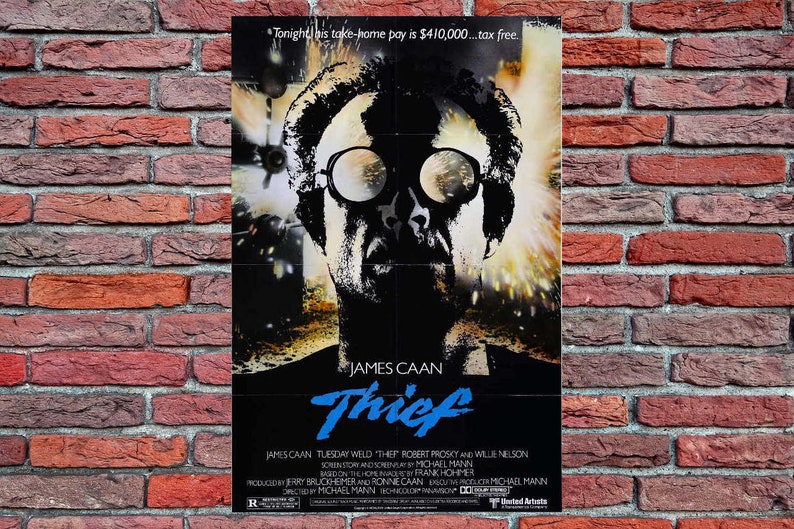 1981 Thief Vintage Movie Poster Print - Etsy