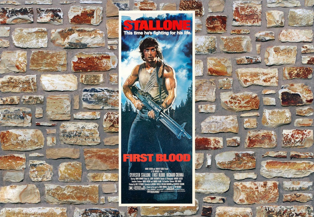 1982 First Blood Insert Vintage Movie Poster Print - Etsy